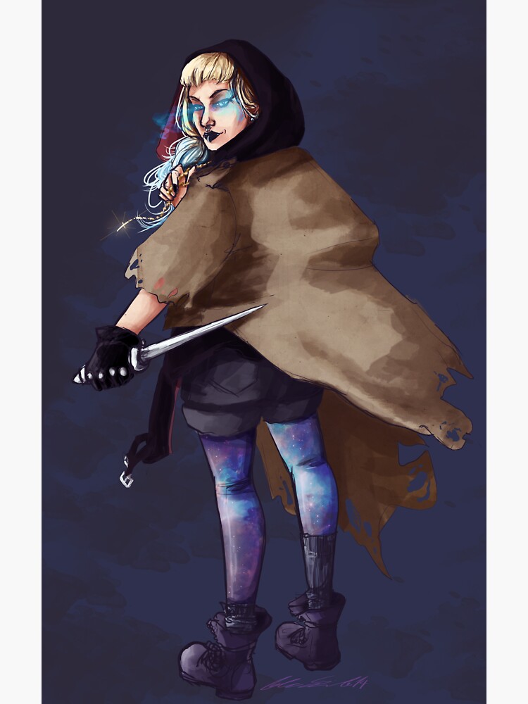 "Claire Novak - Angel Hunter" Sticker for Sale by dizinky | Redbubble