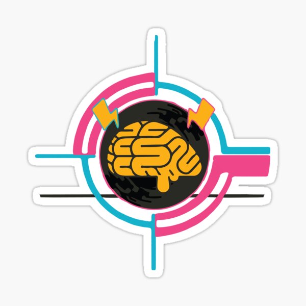 "DMMD logo Jerry Braine in color!" Sticker for Sale by coralful | Redbubble