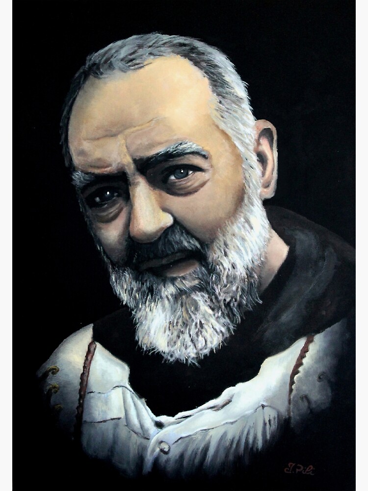 "Saint Pio from Pietrelcina" Sticker for Sale by ivanpili | Redbubble