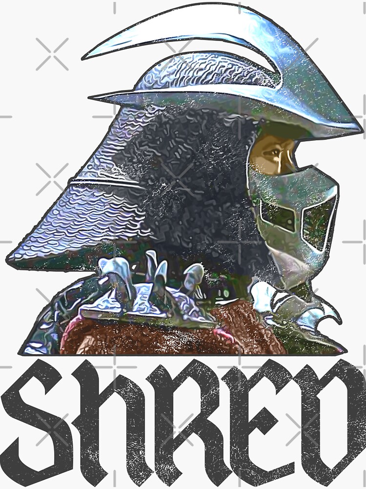 "SHRED" Sticker for Sale by CreativeSpero | Redbubble
