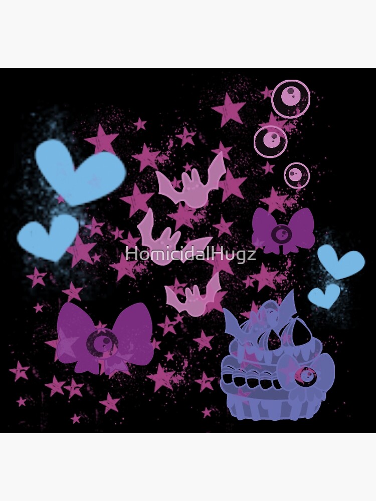 "Pastel Goth Pattern" Poster by HomicidalHugz | Redbubble