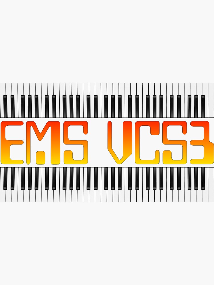 "Vintage EMS VCS3 Synth" Sticker by kashamo | Redbubble