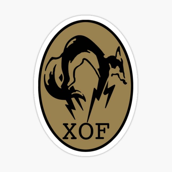 "XOF Logo" Sticker for Sale by SingingMuffin | Redbubble