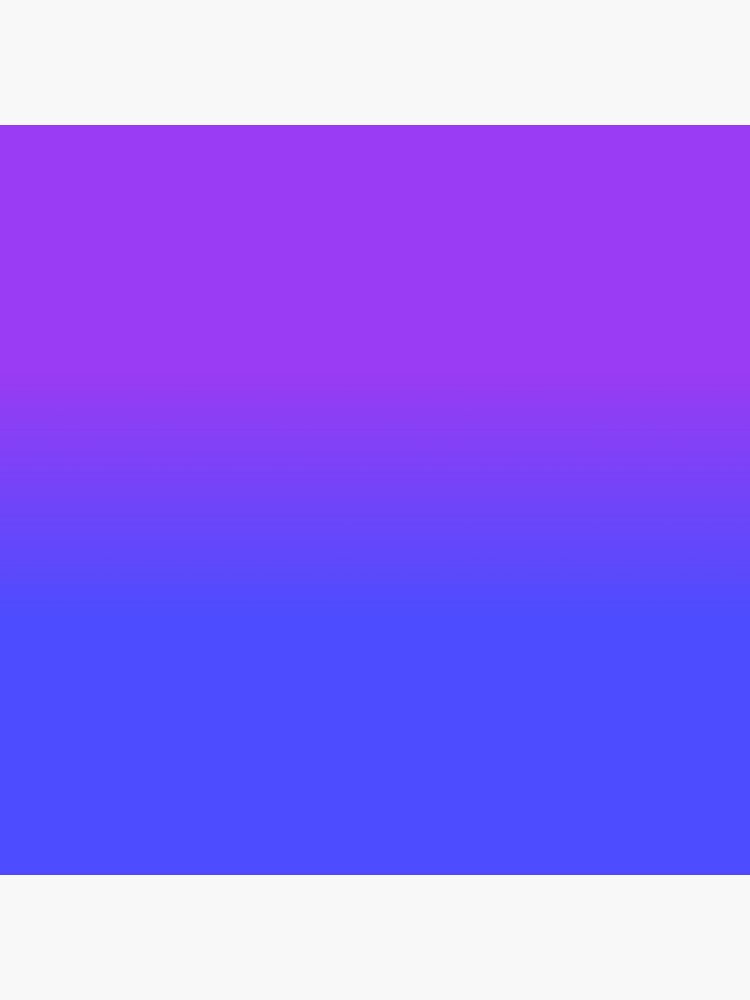 "Neon Blue and Bright Neon Purple Ombré Shade Color Fade" Sticker for ...