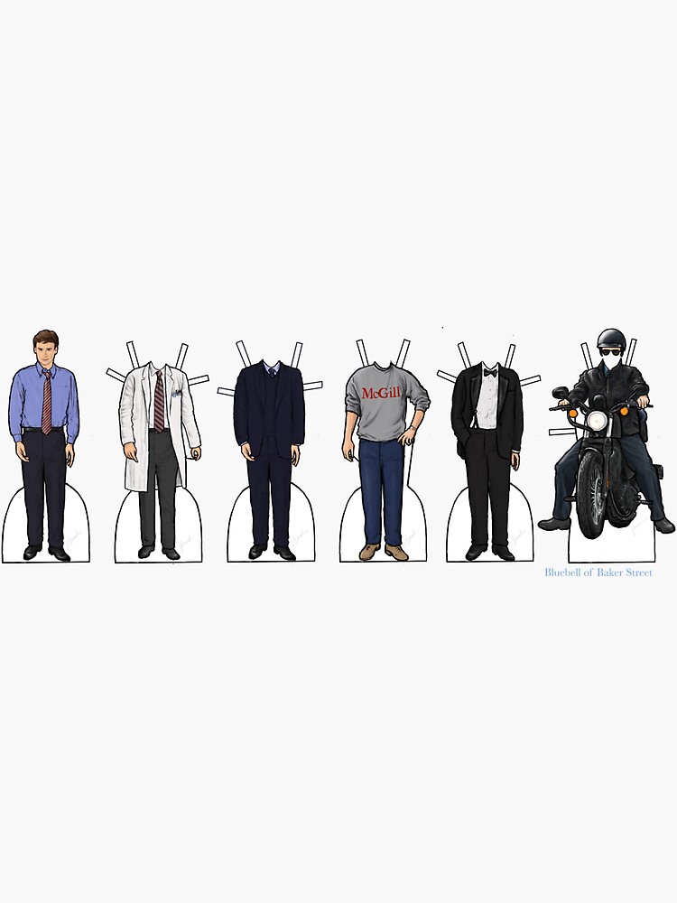 "James Wilson Paper Dolls" Sticker for Sale by bluebell42 | Redbubble