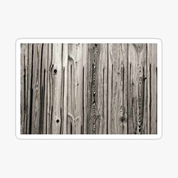 " sepia wooden planks" Sticker for Sale by Claraveritas | Redbubble