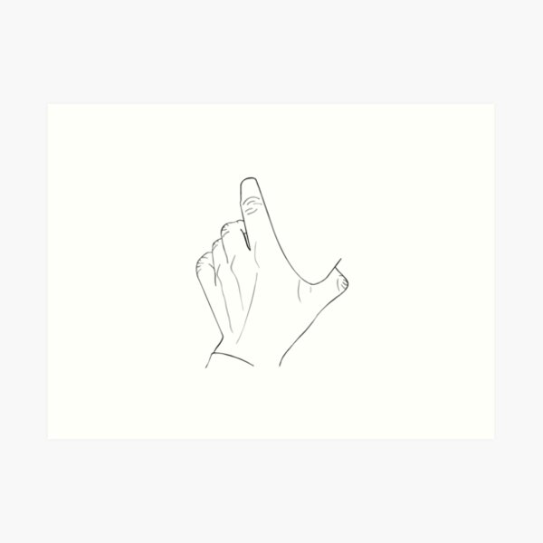 "choking hand" Art Print for Sale by ritheghostboy | Redbubble