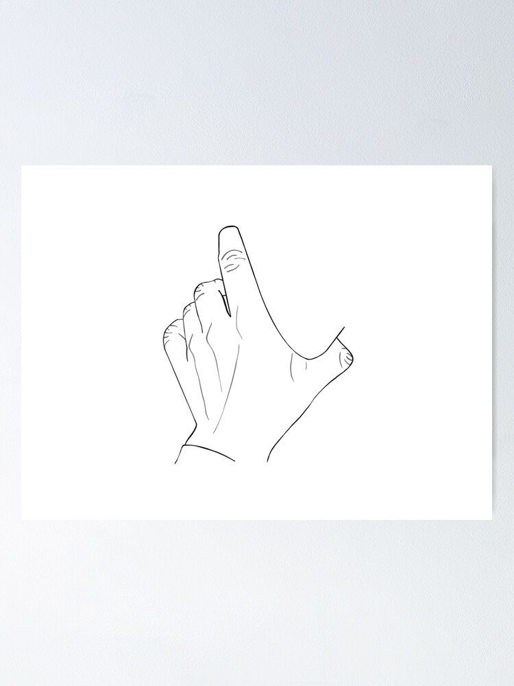 "choking hand" Poster for Sale by ritheghostboy | Redbubble