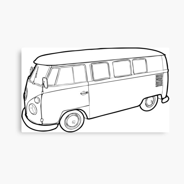 Campervan Wall Art | Redbubble