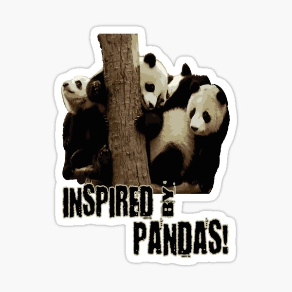 "Panda bear" Sticker for Sale by kriko | Redbubble