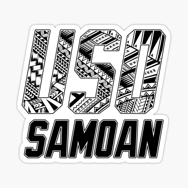 "Uso Samoan Designs" Sticker for Sale by atikapu | Redbubble