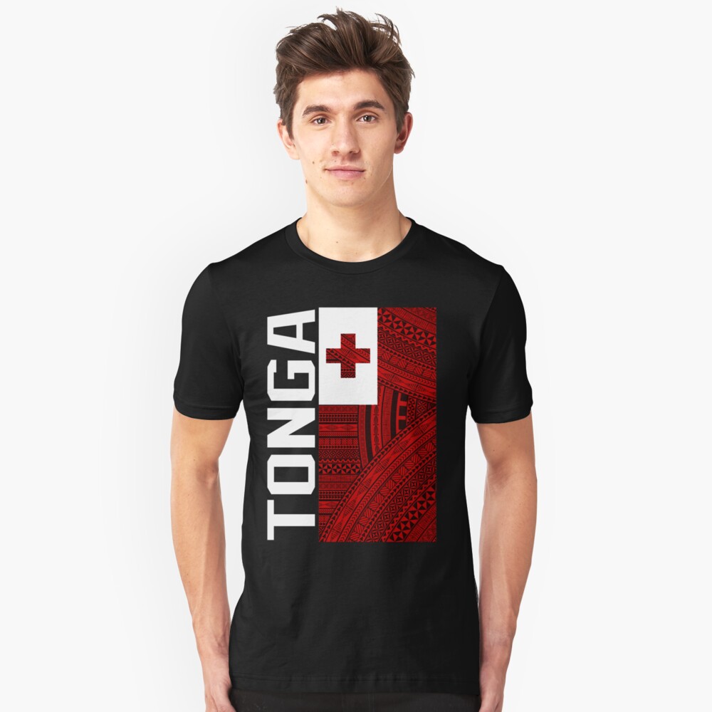 "Tonga Flag " T-shirt by atikapu | Redbubble