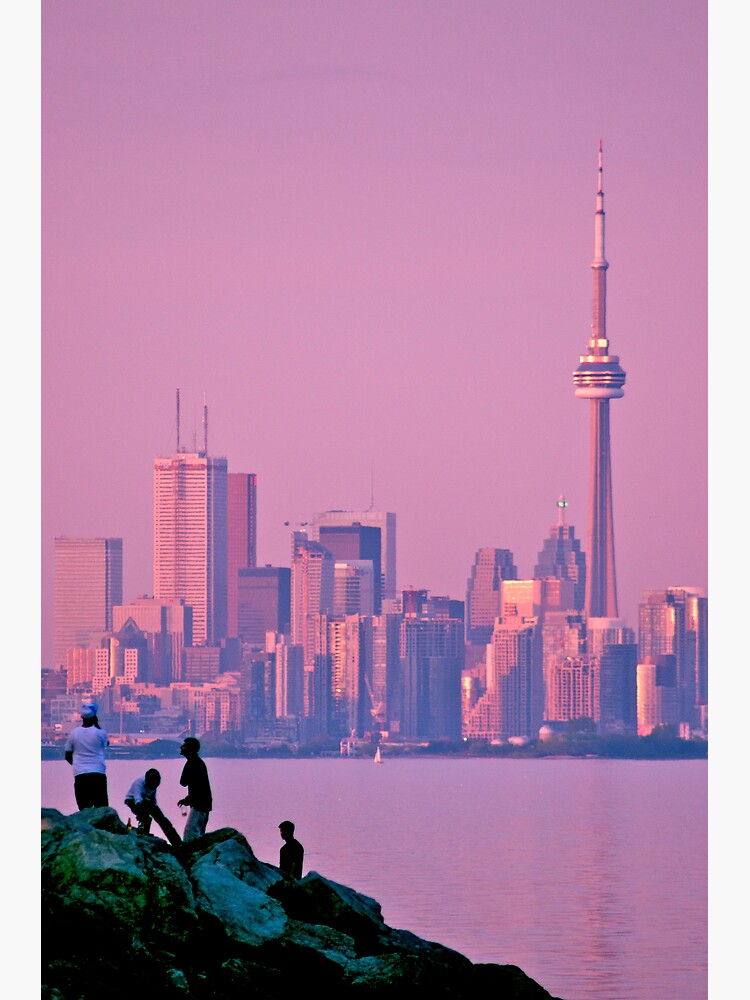 Toronto Skyline at Dusk Premium Matte Vertical Poster sold by James O ...