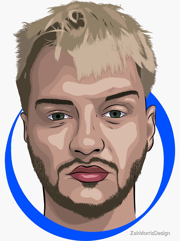 "Jay Swingler TGF" Sticker for Sale by ZakMorrisDesign | Redbubble