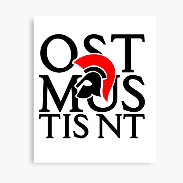 Impression sur toile « Ost Mus tis nt - Latin Conjugation - Apprendre ...