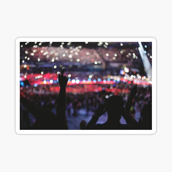 "Concert" Sticker for Sale by lunaperriART | Redbubble