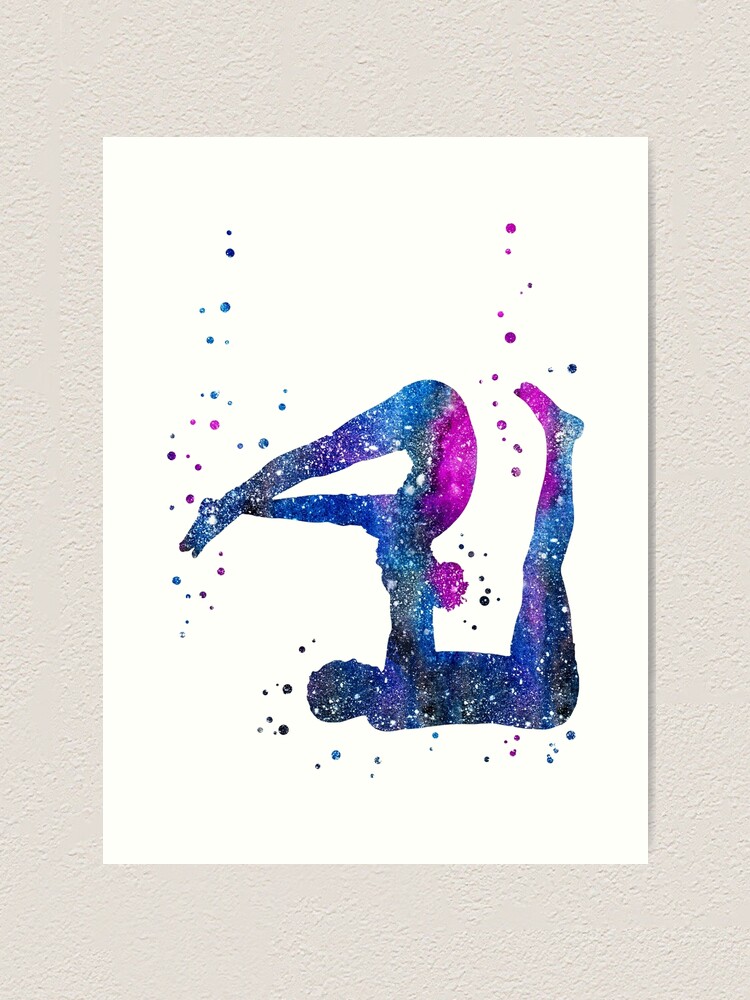 "Acro yoga" Art Print for Sale by Rosaliartbook | Redbubble