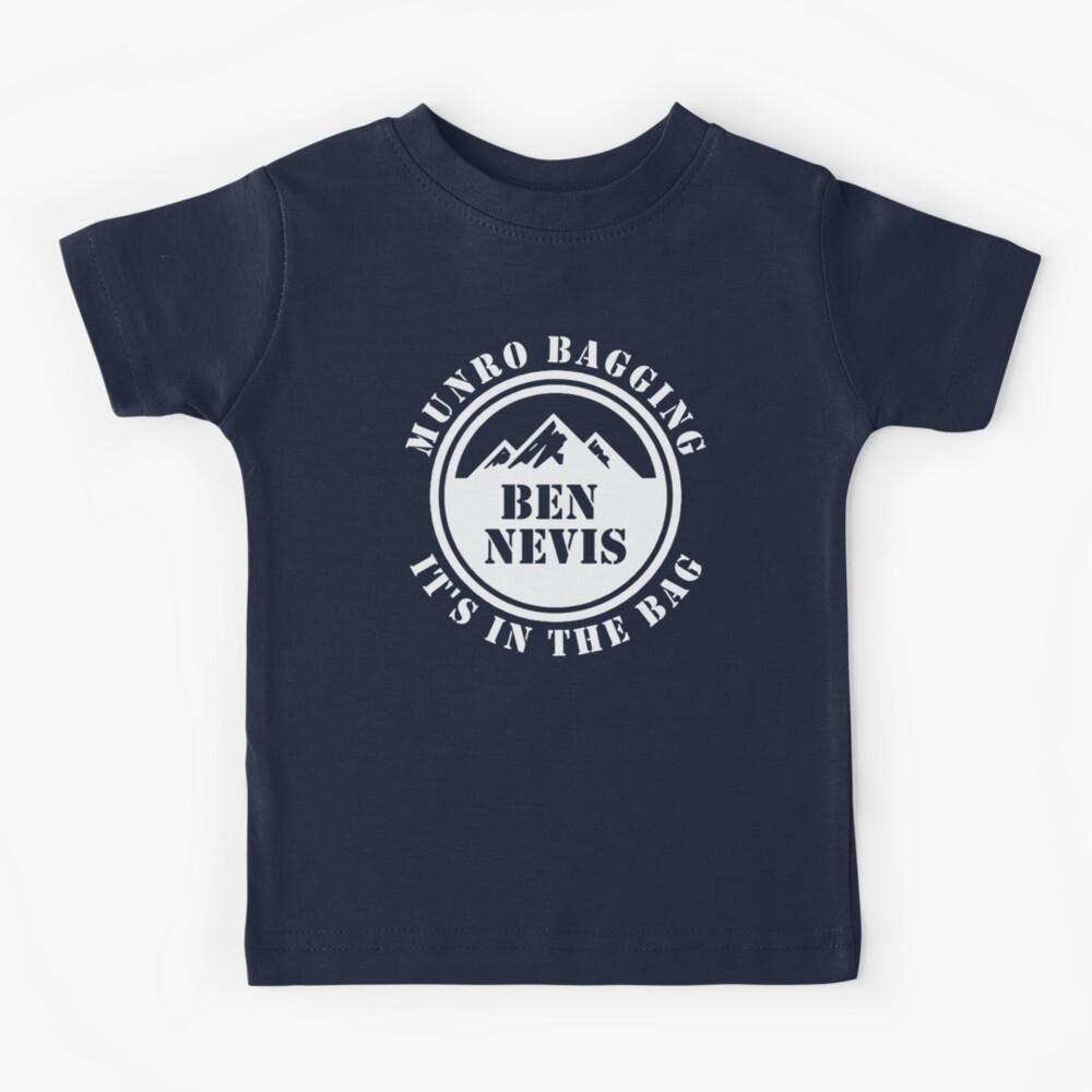 "Ben Nevis Munro Bagging" Kids T-Shirt for Sale by PoshJocks | Redbubble