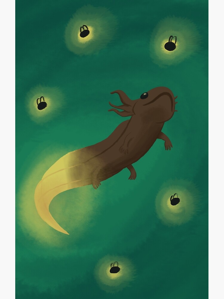"Firefly Axolotl" Art Print for Sale by VODkmw | Redbubble