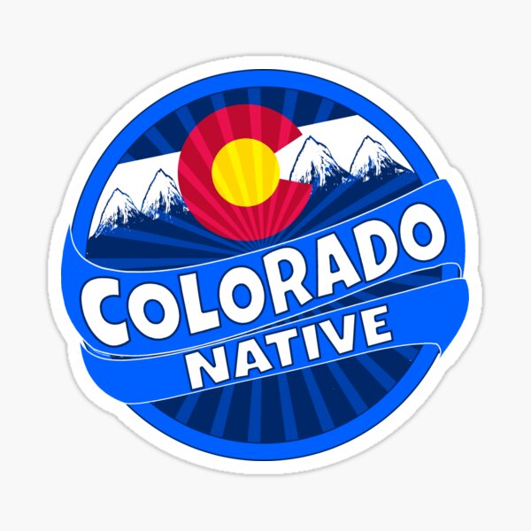 Colorado Native Stickers | Redbubble