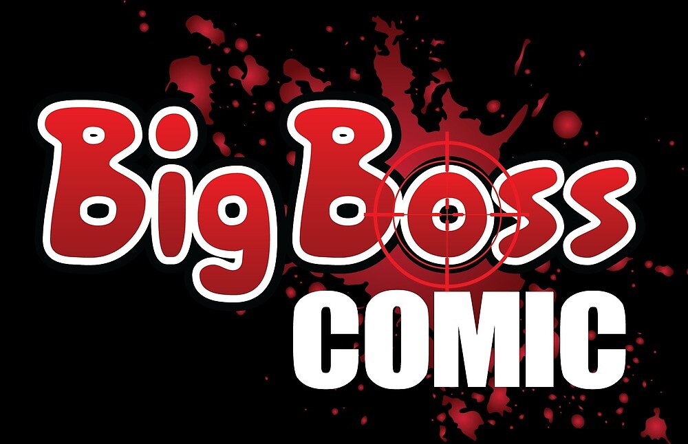 ""Big Boss Comic" logo" by MasterpieceArt | Redbubble