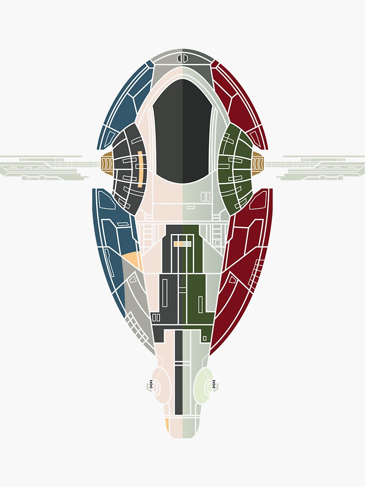 "Firespray Legacy" Sticker by januarybegan | Redbubble