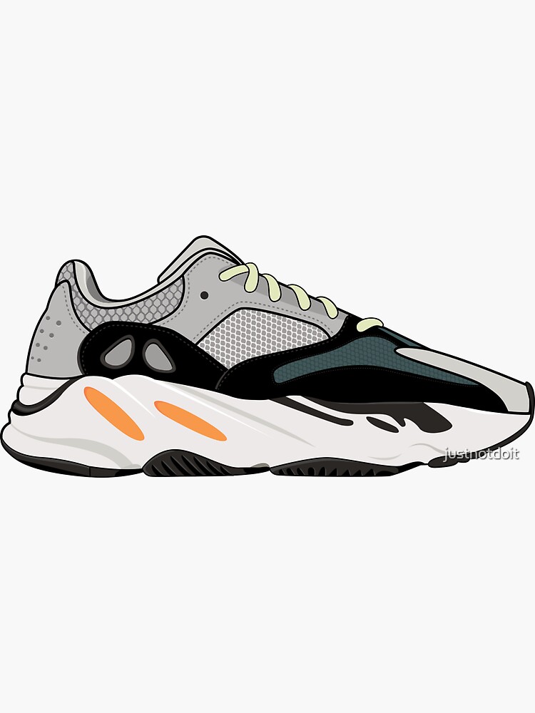 "Yeezy boost 700 — Sneakers" Sticker by justnotdoit | Redbubble