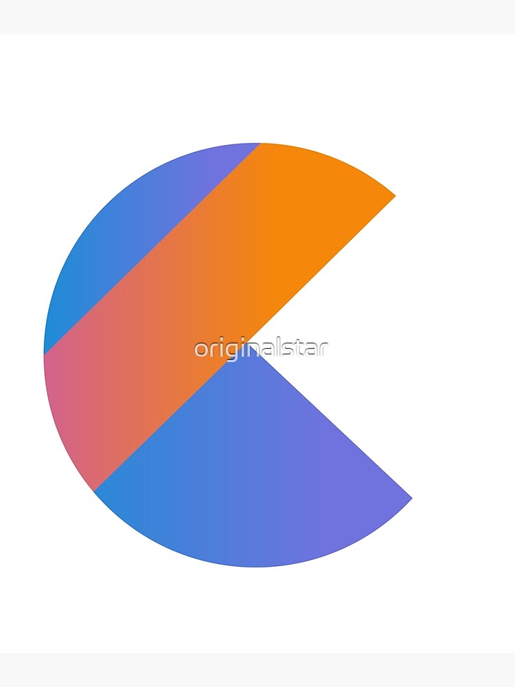 Póster «kotlin nerd programador programador hacker simulación CPU signo K consola gamer juego pc ...