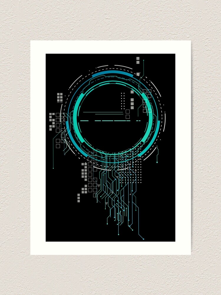 Cpu Board Spaceship Base Nerd Programmer Coder Hacker Simulation Cpu 5985