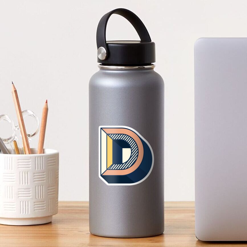 "D - Alphabet " Sticker for Sale by Zeindee | Redbubble