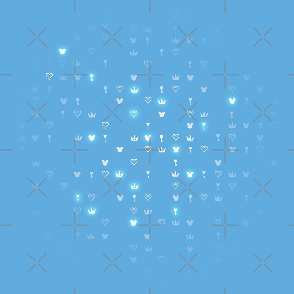 "Kingdom Hearts - Pattern" by fantasylife | Redbubble