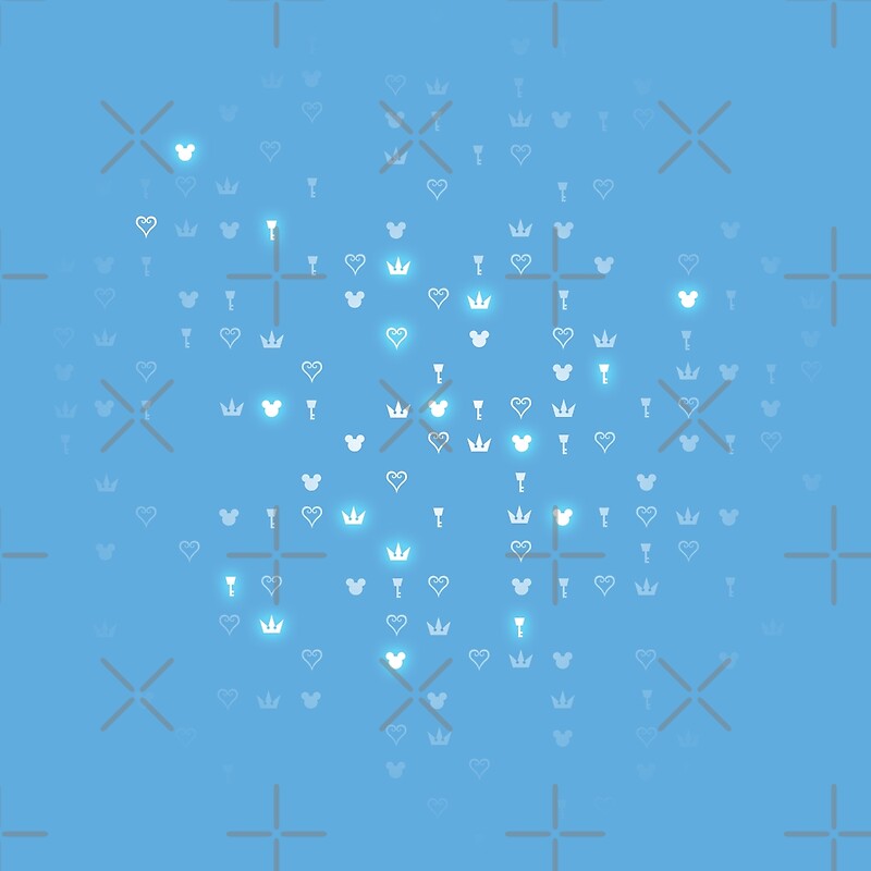 "Kingdom Hearts - Pattern" by fantasylife | Redbubble
