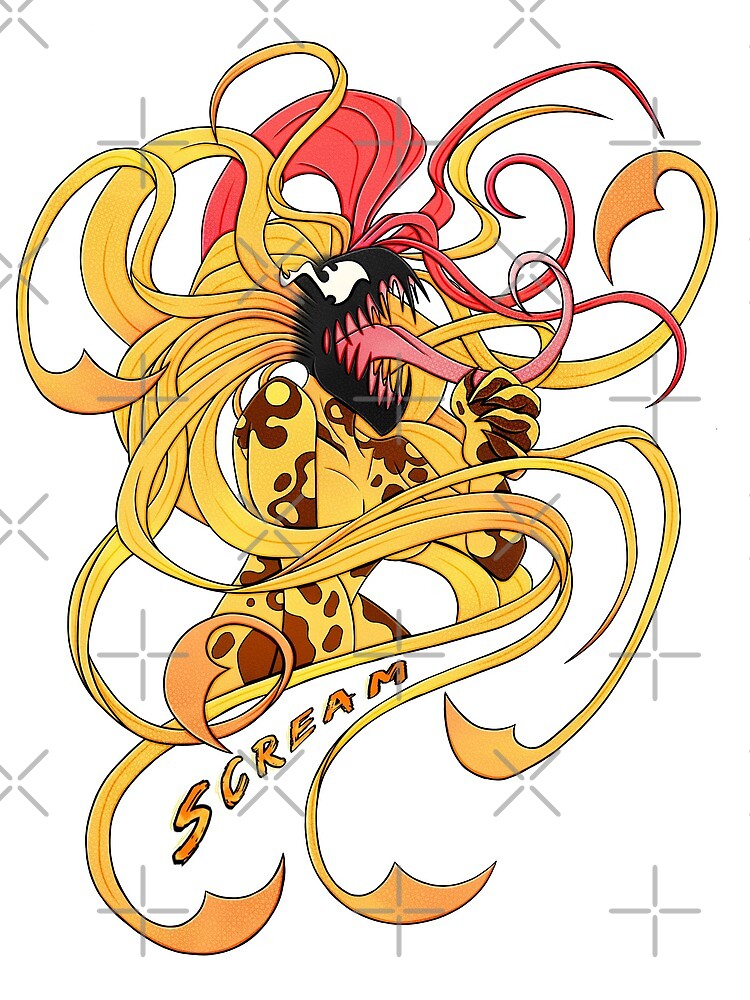 "Scream Symbiote" Art Print for Sale by giratina13 | Redbubble