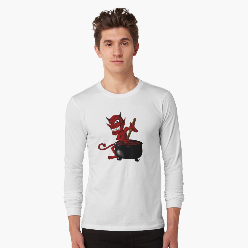 "Devil stirring a pot" Sticker for Sale by Pam069 | Redbubble