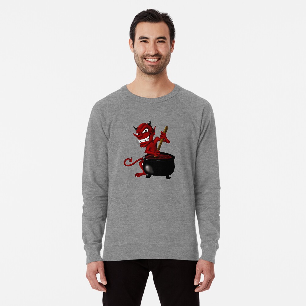 "Devil stirring a pot" Sticker for Sale by Pam069 | Redbubble