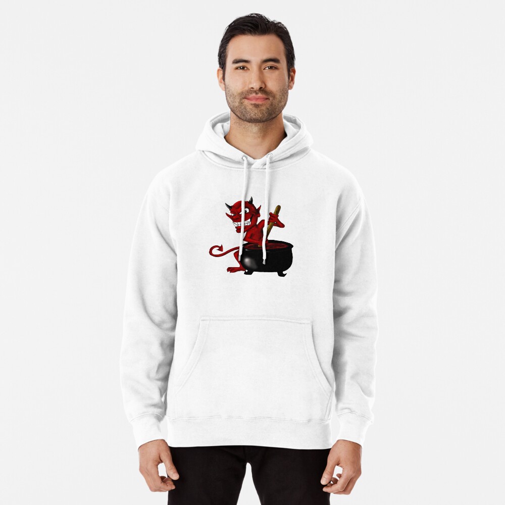 "Devil stirring a pot" Sticker for Sale by Pam069 | Redbubble
