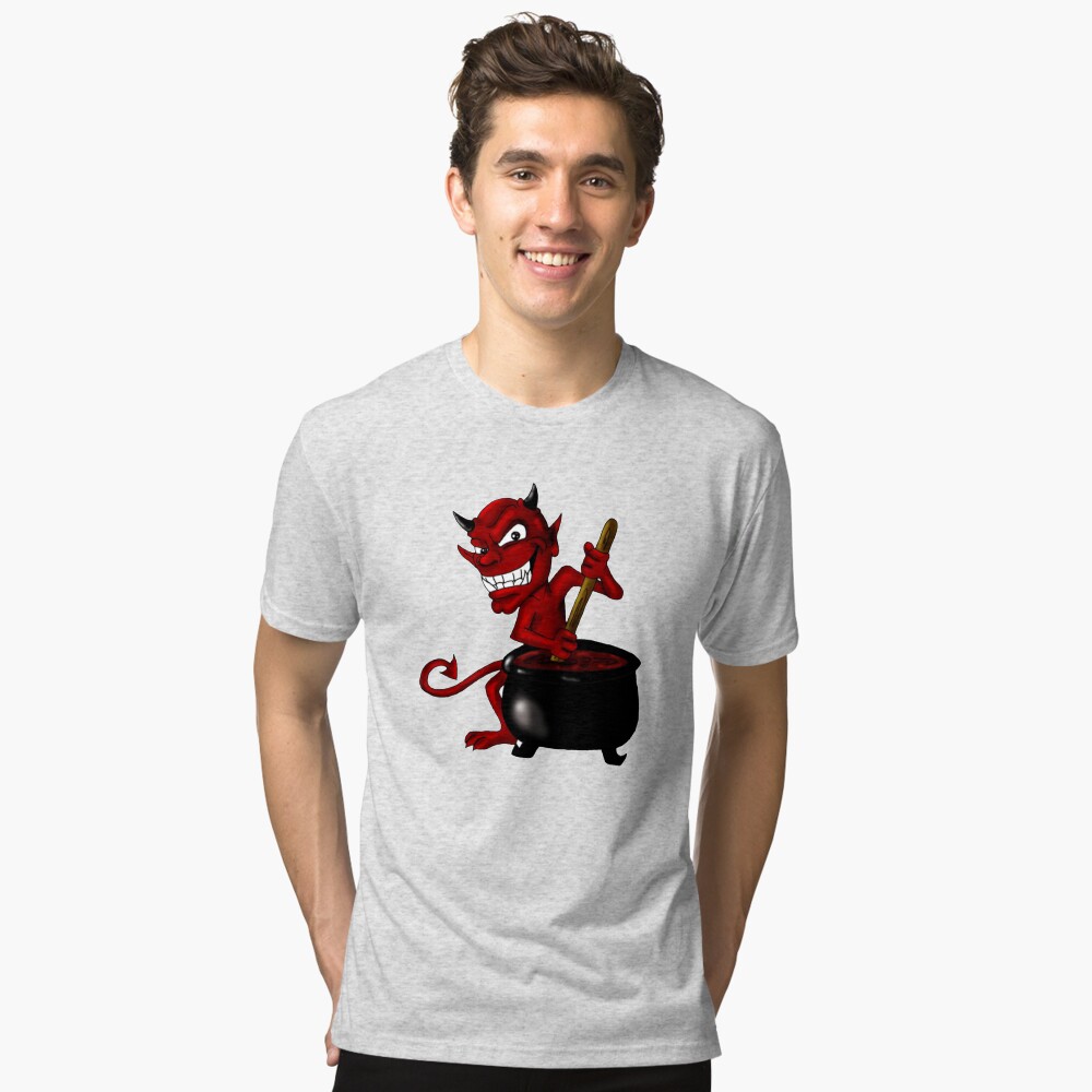 "Devil stirring a pot" Sticker for Sale by Pam069 | Redbubble
