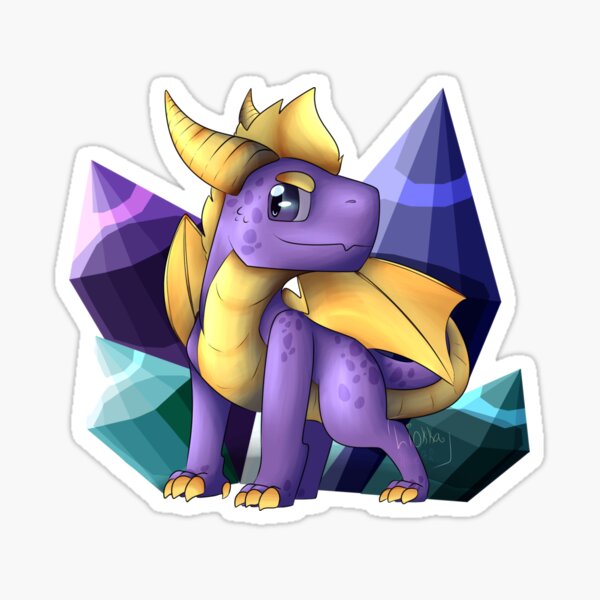 "Spyro" Sticker for Sale by CatmintDragon | Redbubble