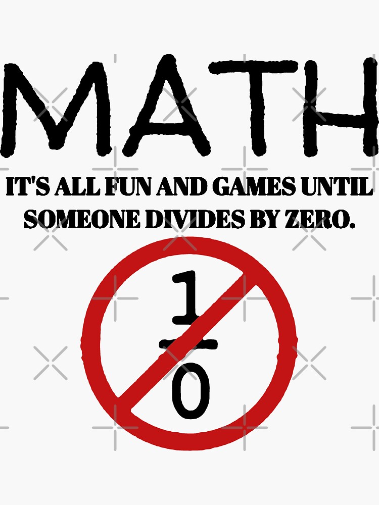 "Angry Mathematics" Sticker for Sale by FantasySkyArt | Redbubble