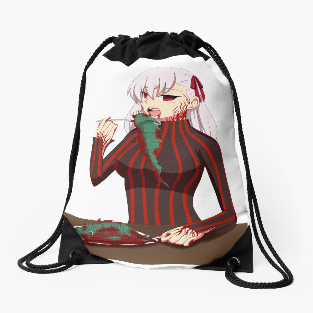 "Dark Sakura Matou - Crest worms " Drawstring Bag for Sale by ...