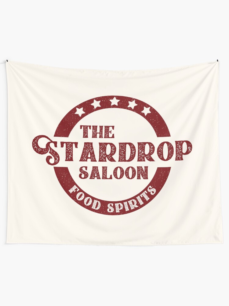"The Stardrop Saloon Pub Logo | Stardew Valley | Burgundy Logo ...