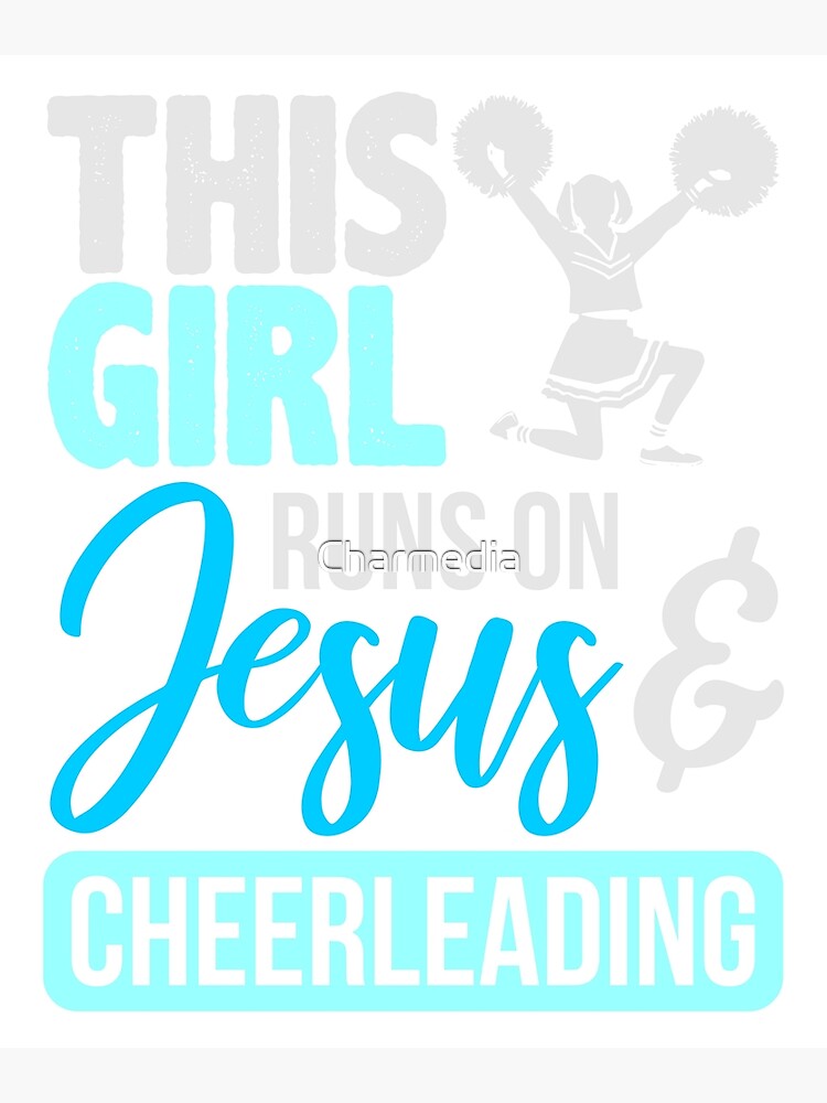 "Christian Cheerleader Cheer Squad Cheerleading Jesus" Fotodruck von ...