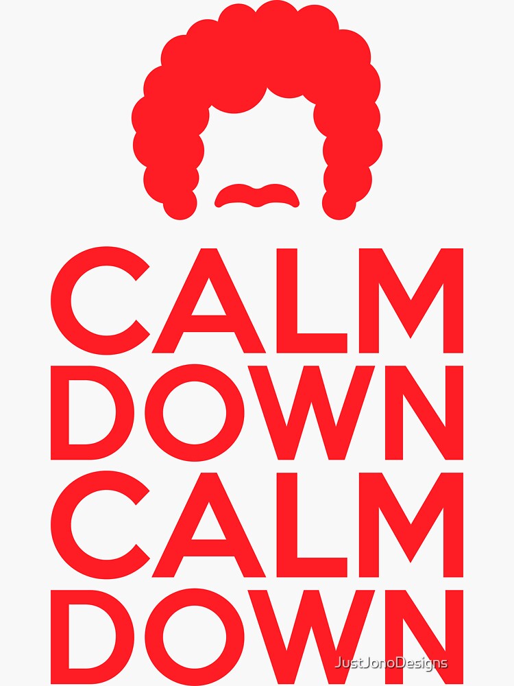 "Liverpool - Calm Down Scousers - Red" Sticker for Sale by ...