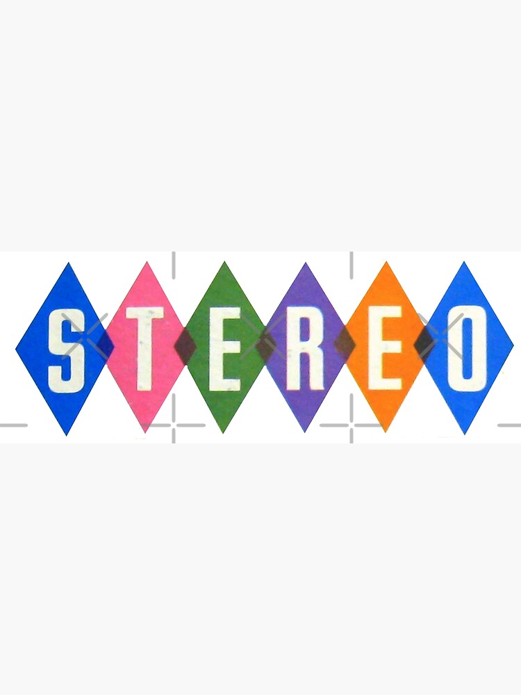 "Stereo logo" Art Print for Sale by Retrorockit | Redbubble