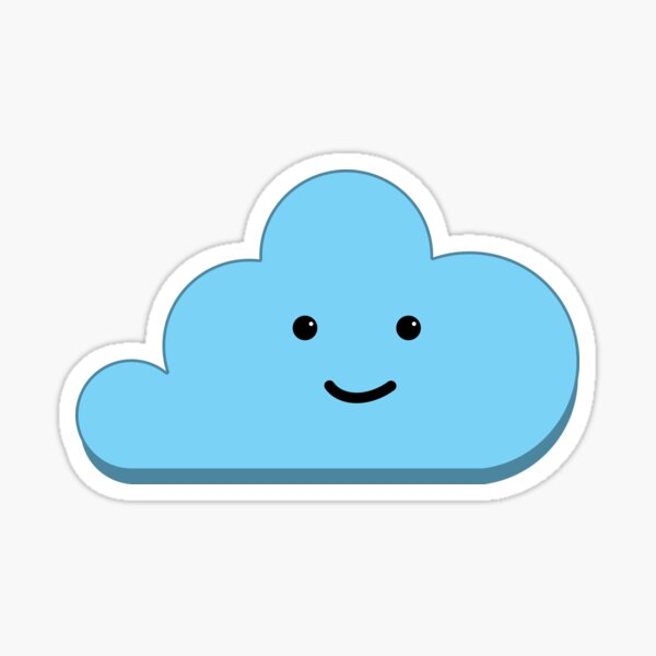 "Cloud" Sticker for Sale by KMGeiger-Design | Redbubble