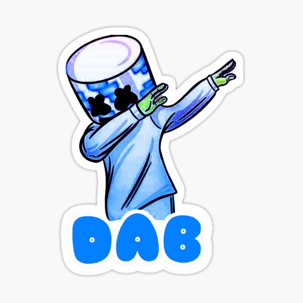 Dj Marshmallow Stickers | Redbubble