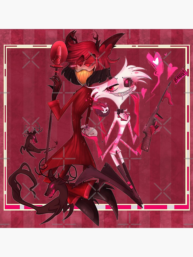 "Alastor and Angel" Art Print for Sale by artistroxychan | Redbubble