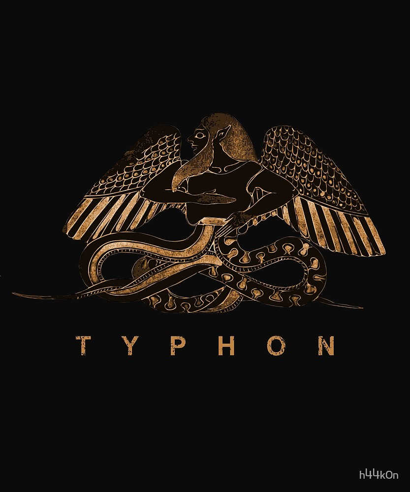 "Typhon Ancient Greek Serpentine Monster God Typhoeus" by h44k0n ...