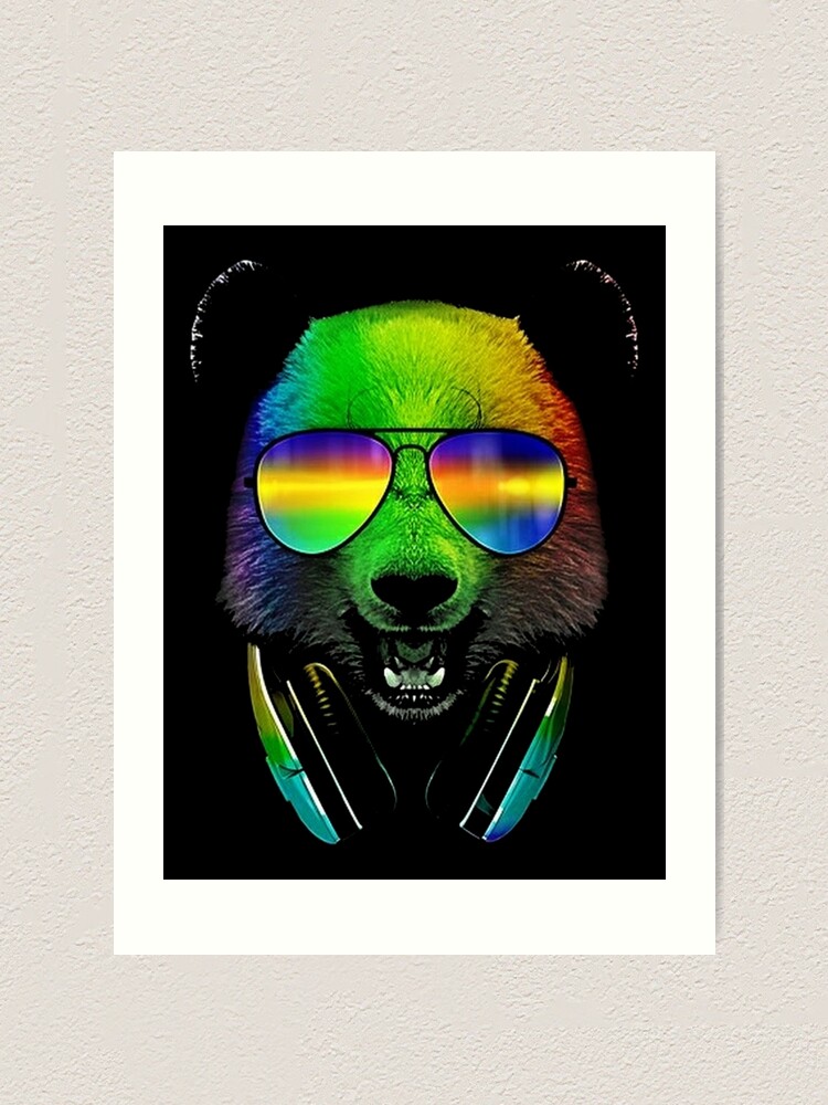 "DJ PANDA" Art Print for Sale by nazanaxa | Redbubble