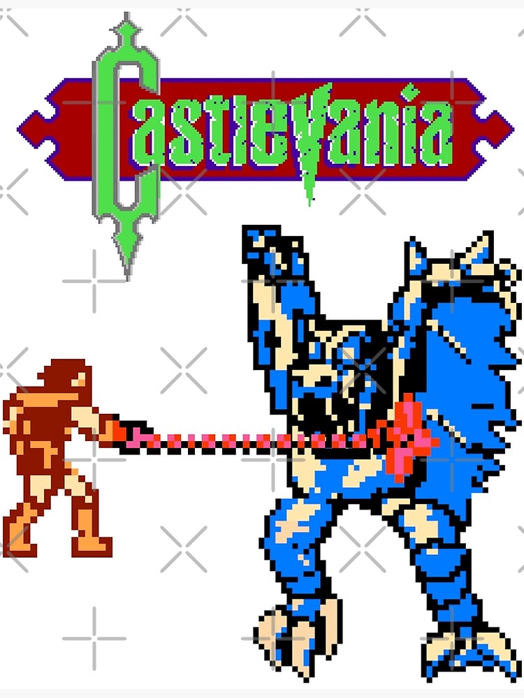 "Castlevania last boss" Poster for Sale by BlankFuturez | Redbubble